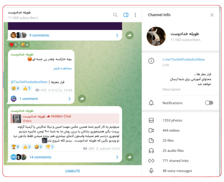 Technology as a Tool for Repression: A Network of Telegram Channels ...